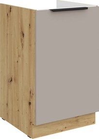 ARIA li | dolní skříňka 50 ZL 1F dřezová | 50 cm | ANTI FINGERPRINT povrch | artisan/béžová