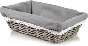 Košík WILL 28x18x9 cm šedý