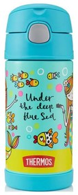 Thermos Dětská termoska s brčkem 355 ml Wild flowers