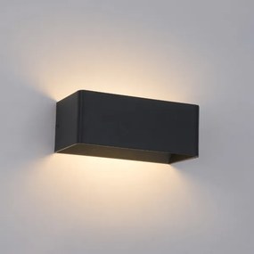 Brilagi - LED Venkovní nástěnné svítidlo DONNANI LED/7W/230V 20 cm černá IP44