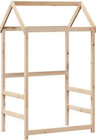 Válenda se střechou 80 x 200 cm masivní borové dřevo 3282278