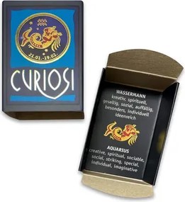 CURIOSI Kulaté puzzle Zvěrokruh: Vodnář / 33 dílků / průměr 9 cm