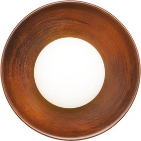 Hnědé nástěnné svítidlo ø 24 cm Elsa – Opviq lights
