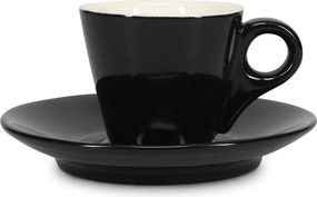 Černý porcelánový šálek na espresso 80 ml Barista – BonBistro
