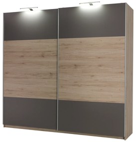 Šatní skříň DIONE D01 san remo / šedá