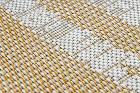 Dywany Łuszczów, Kusový koberec Sion Sisal Marble 22169 ecru/yellow – na ven i na doma, 180x270, žlutá, chodba / předsíň