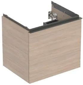 Geberit Acanto - Umyvadlová skříňka, 59x54x48 cm, 1 zásuvka, dub 503.003.JH.1