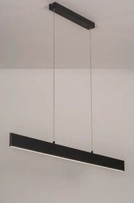 Závěsné designové černé LED svítidlo Corciano 121 Black