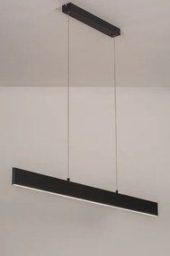 Závěsné designové černé LED svítidlo nad stůl Corciano 121 Black
