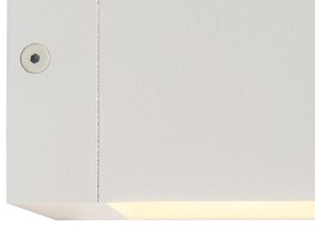 Moderní nástěnná lampa bílá - Transfer