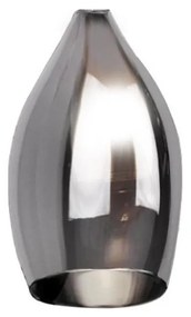 Azzardo - Náhradní sklo k lustru IZZA - černá pr. 13 cm 8590828235729
