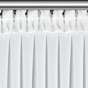 VÁNOČNÍ ZÁCLONA NA PÁSCE FLAKE 350X160 CM BÍLÁ