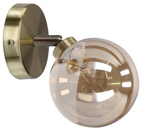 Nástěnné svítidlo v bronzové barvě ø 10 cm Rodia – Candellux Lighting