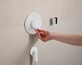 Hansgrohe - Nástěnné kolínko, matná bílá