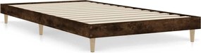 vidaXL Rám postele 90 x 200 cm kompozitní dřevo [832066] Barva: kouřový dub