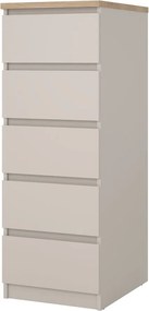 Krémová komoda 40x111x50 cm Naia – Tvilum