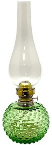 Floriánova huť | Petrolejová lampa EMA 38 cm světle zelená | FL0039
