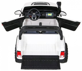 HračkyZaDobréKačky Elektrické autíčko Toyota Hilux  bílá