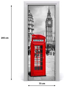 Fototapeta samolepící na dveře Londýn Anglie 75x205 cm
