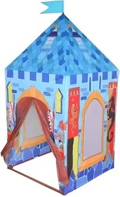 Dětský stan Hrad pro rytíře modrá / Dětský stan / 75 x 160 x 75 cm / o
