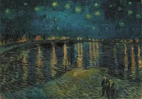 CLEMENTONI Puzzle Museum Collection: Hvězdná noc / 1000 dílků / od 14