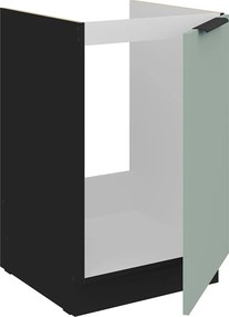 ARIA sc | dolní skříňka 50 ZL 1F dřezová | 50 cm | ANTI FINGERPRINT povrch | černá/aquamarine