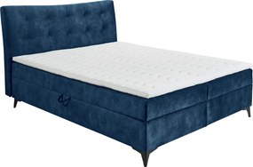XXXLutz AMERICKÁ POSTEL, 180/200 cm, modrá MID.YOU - Postele s úložným prostorem - 002220022003