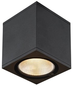 SLV 1003421 Enola Square M, venkovní stropní svítidlo, LED 10W 3000/4000K, antracit, rozměr 10x10cm, IP65