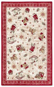 Červený koberec s vánočním motivem s příměsí bavlny 50x80 cm Toy's Delight Red Christmas – Villeroy&amp;Boch