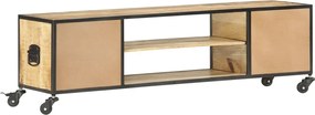 vidaXL TV stolek 130 x 30 x 39 cm masivní mangovníkové dřevo [286377]
