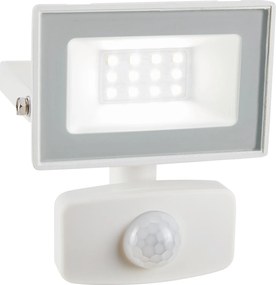 BWO LED reflektor 10 W 900 lm 5000 K IP44 bílý 12 x 9 x 5 cm s detektorem pohybu