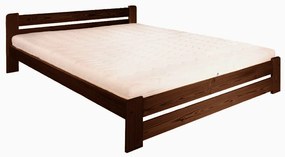 Drewmax Dřevěná postel 180x200 LK118 dub