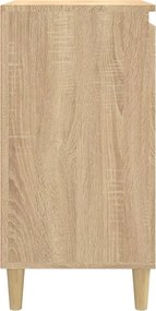 vidaXL Noční stolky 2 ks 40 x 35 x 70 cm kompozitní dřevo [819635] Barva: hnědý dub