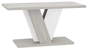 Konferenční stolek Tearyl, Barva: k350 - šedá / bílá