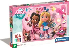 Clementoni PUZZLE Alenčina pekárna v říši divů / 104 dílků / od 6 let