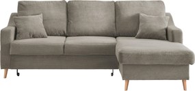 XXXLutz ROHOVÁ SEDAČKA, textil, šedavě hnědá P & B - Sedací soupravy - 002310004964