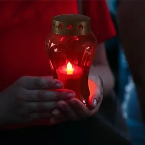 RETLUX RLC 39 LED svíčka hřbitovní 168mm