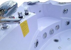 Terra Hydromasážní vířivá vana Orino 632 157x157