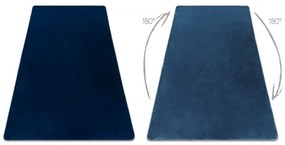 Kusový koberec pratelný POSH Shaggy, plyšový, tlustý, protiskluzový, tmavě m velikost 160x220 cm | krásné koberce cz