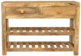 furniture-nabytek.cz - Konzolový stolek se šuplíky 110x76x35 z masivu mango