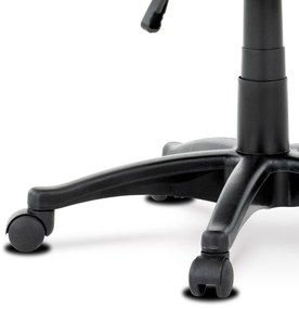 Autronic Kancelářská a herní židle, potah růžová, šedá a černá látka, houpací mechanismus