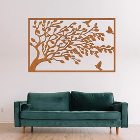 dřevo života Dřevěný strom na zeď VÍTR Rozměry (cm): 100x60, Barevný vzor: Třešeň