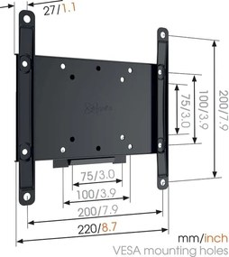 Vogel's fixní TV držák MA 2000 Černá