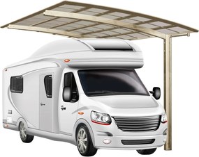 Ximax Alu přístřešek na auto Portoforte Caravan Typ 60 vzhled oceli 270 x 495 cm