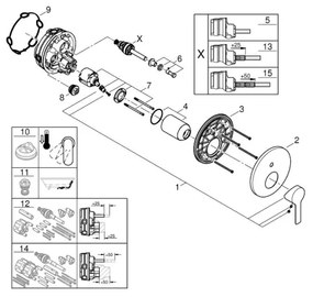 GROHE 24064001 - Baterie LINEARE lesklý chrom