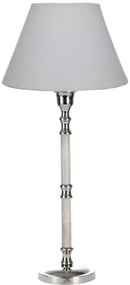 Stolní lampa ALBA 49 cm, stříbrná