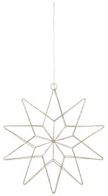 Světelná dekorace s vánočním motivem ve zlaté barvě ø 31 cm Gleam – Markslöjd