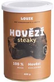 Louie konz. pro psy hovězí steaky 400 g