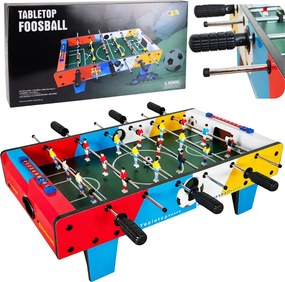 LEAN Toys Mini stolní fotbal – stolní hra na zručnost se 2 míčky, 69 cm