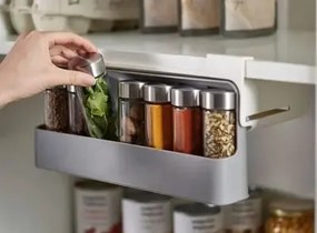 Joseph Joseph CupboardStore držák na kořenky pod polici / šedá